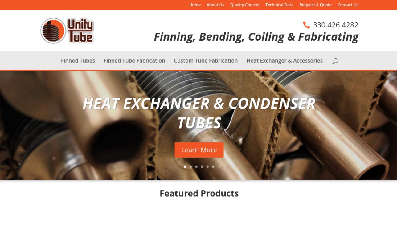 Unity Tube, Inc. | Tube Fabricating Services